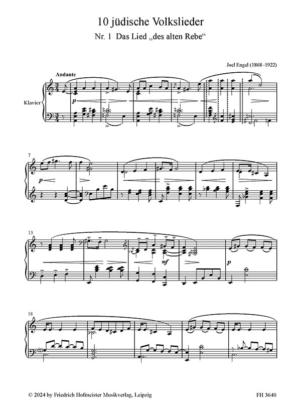 Piano Music by Jewish Composers - Institut Européen des Musiques Juives