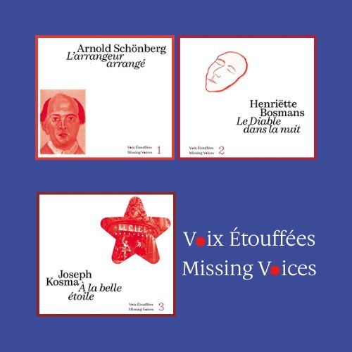 Arnold Schönberg, Henriëtte Bosmans, Joseph Kosma - Institut Européen ...